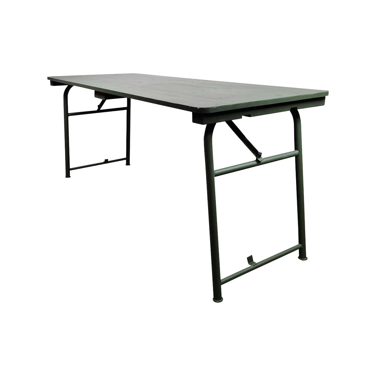 Table de campagne uniques Army, table pliante militaire verte 182 x 70 ...